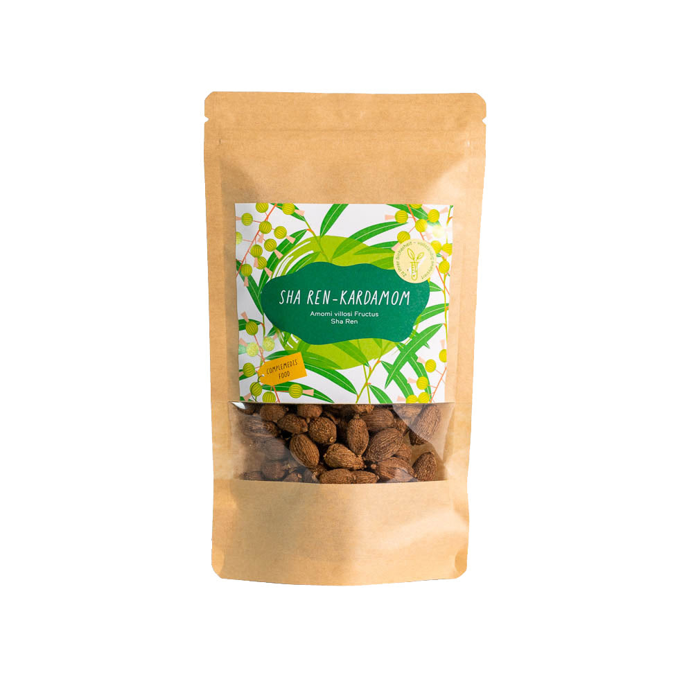 Kardamom (Sha Ren), getrocknete Frucht, Beutel à 100g – Complemedis Shop
